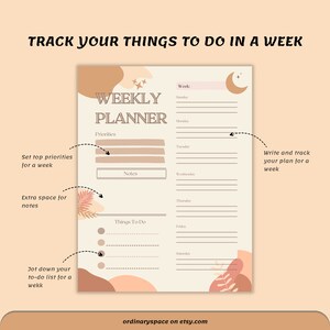 Digital Planner, Printable Planner, Study Planner, Daily Planner, to Do ...