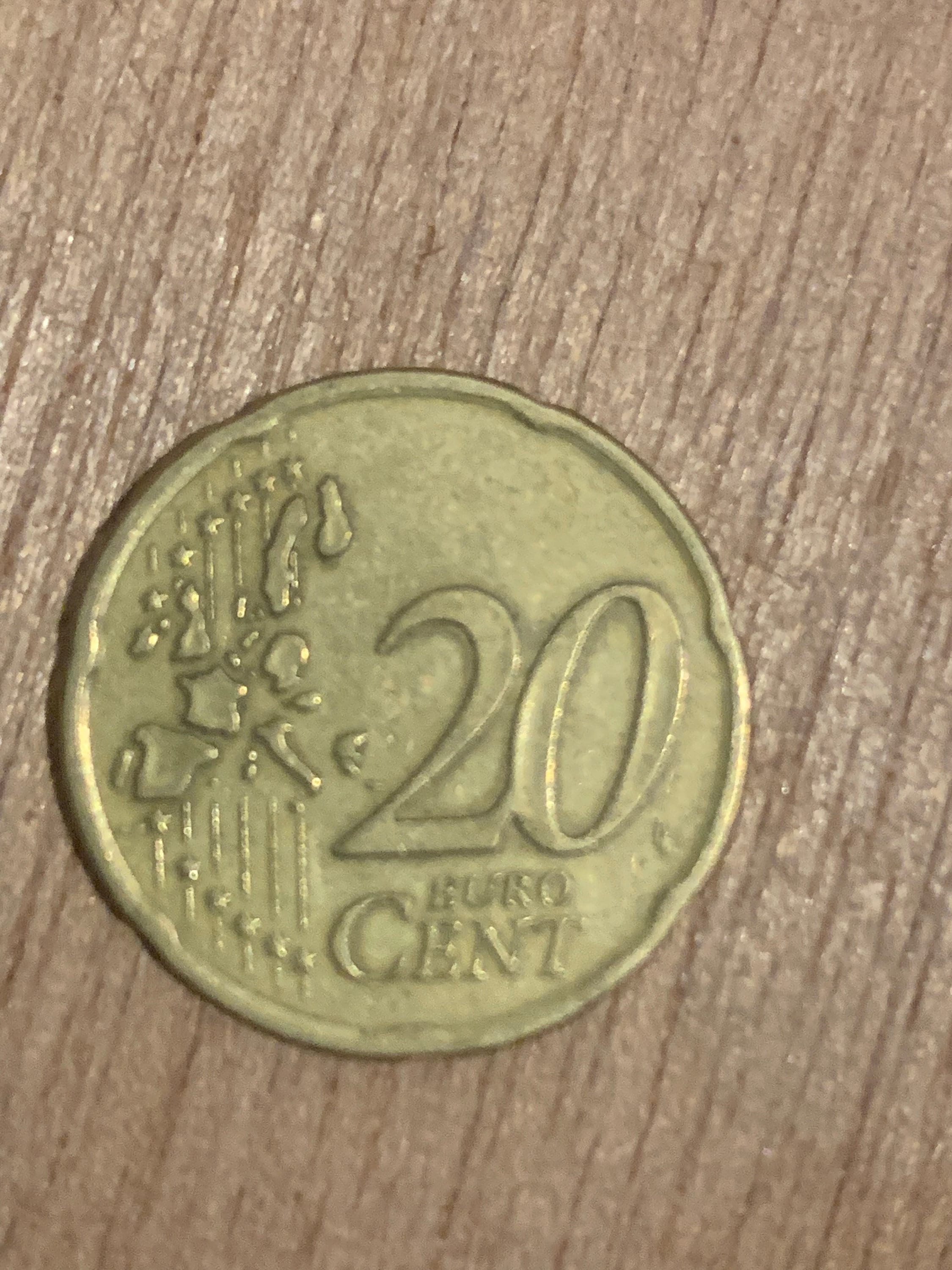 2002 a Euro 20 Cent Coin - Etsy