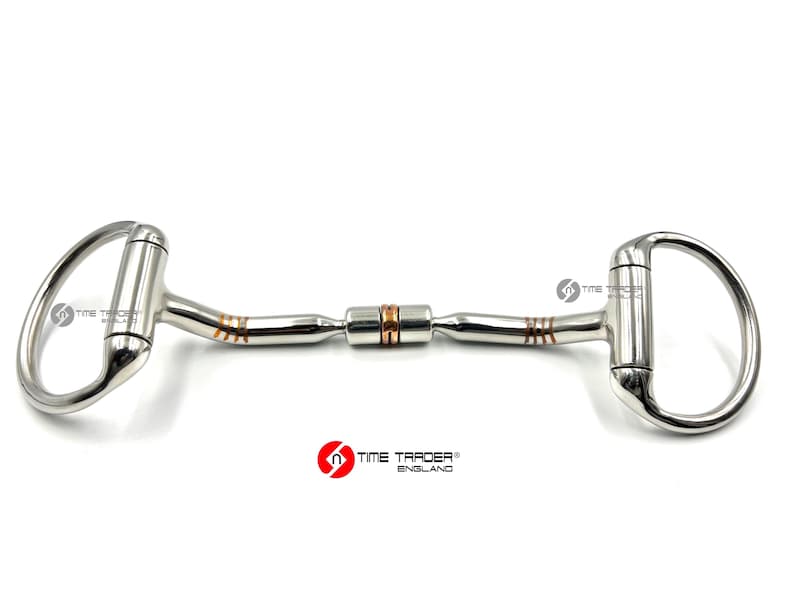 Pony Eggbutt Snaffle Horse Bit Copper Roller and Inlay 3.5" - 5.5" ALL SIZES UK Stock - Etsy