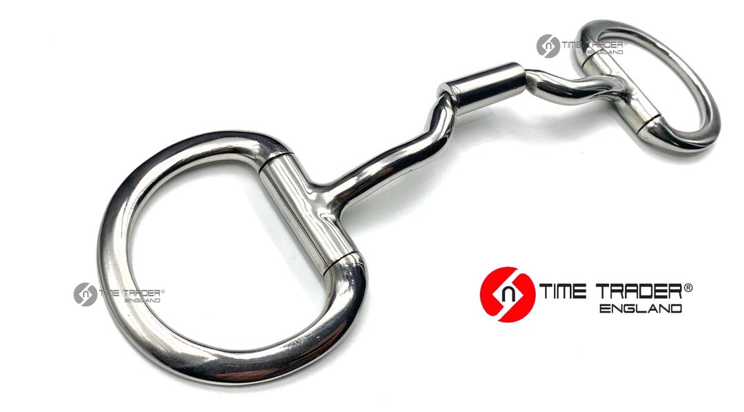 Western Degree Port Eggbutt With Copper Inlay Horse Bit Snaffle 4.5" to 6.5" ALL SIZES - UK ...