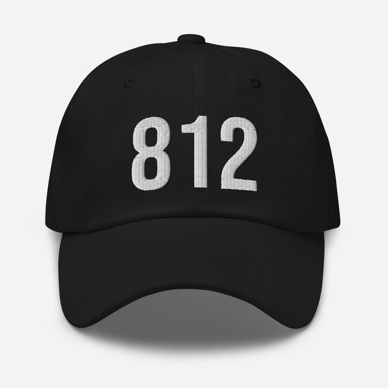812 Area Code Custom Area Code Hat - Etsy