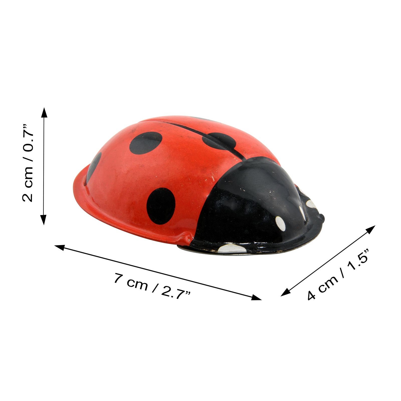Tin Toy Knack Ladybug Beetle Made of Tin - Etsy