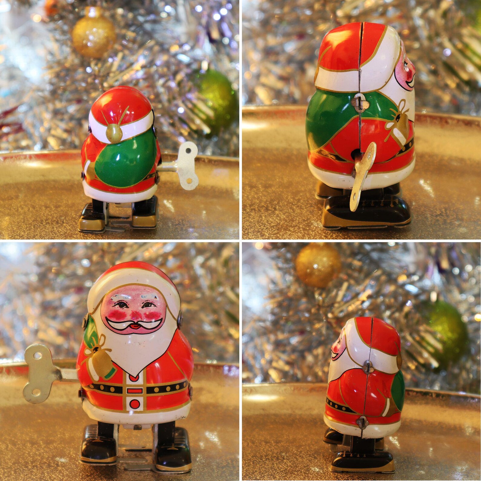 Tin Toy - Santa Claus - Tin Figure - Etsy