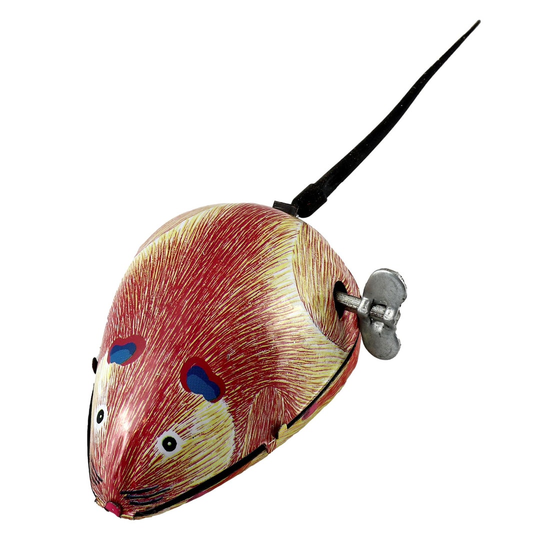 Tin Toy Mouse Tin Mouse Red - Etsy