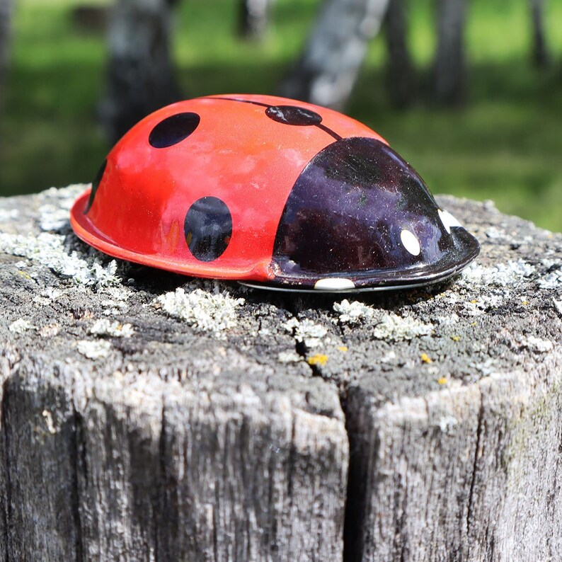 Tin Toy Knack Ladybug Beetle Made of Tin - Etsy