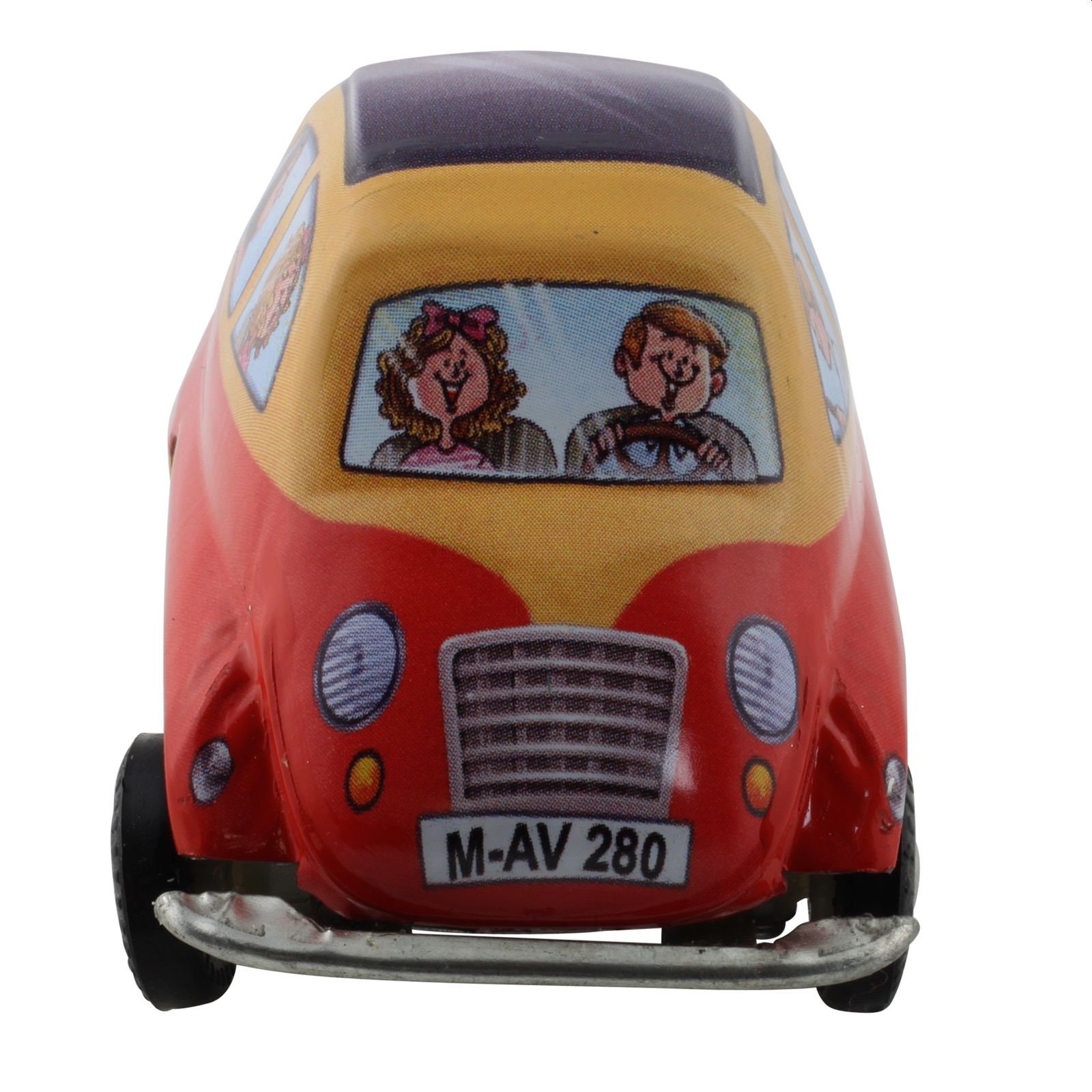 Tin Toy Wind-up Car Mini Racer Yellow Red Tin Car - Etsy
