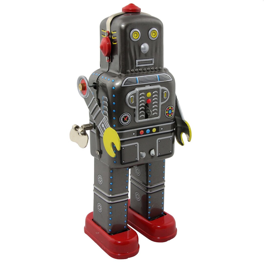 Robot Space Man Tin Robot - Etsy