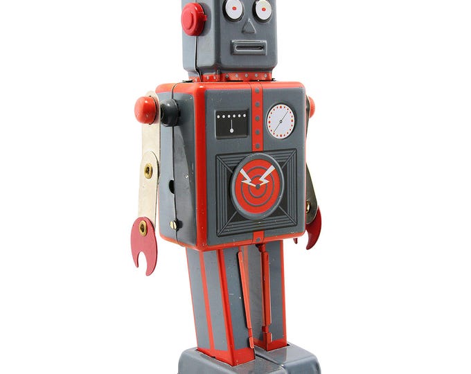 Robot - Mechanical Robot - Gray - Sheet Metal Robot - Etsy