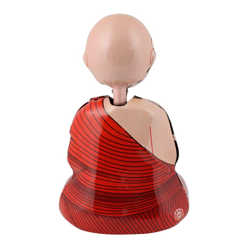 Tin Toy - Praying Monk - Meditating Buddha - Bobblehead - Etsy