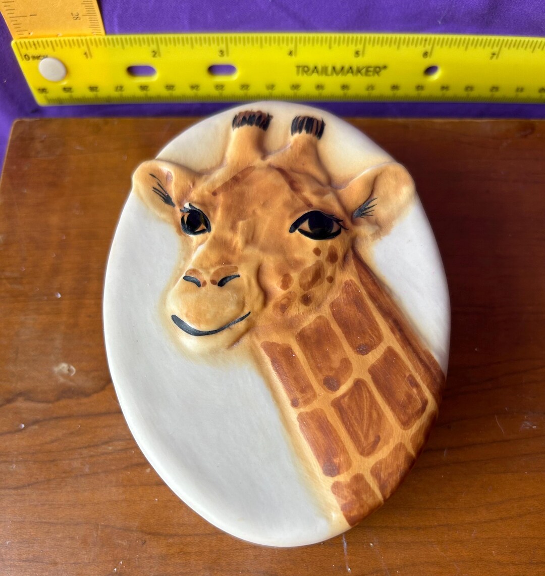 Porcelain Vintage Giraffe Trinket Box - Etsy