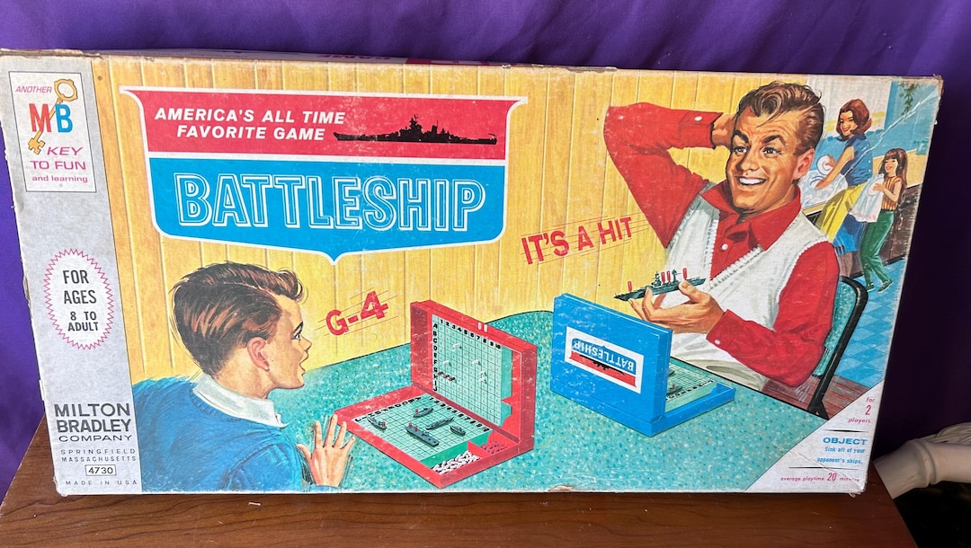 Battleship Game-60s Vintage in Great Shape - Etsy