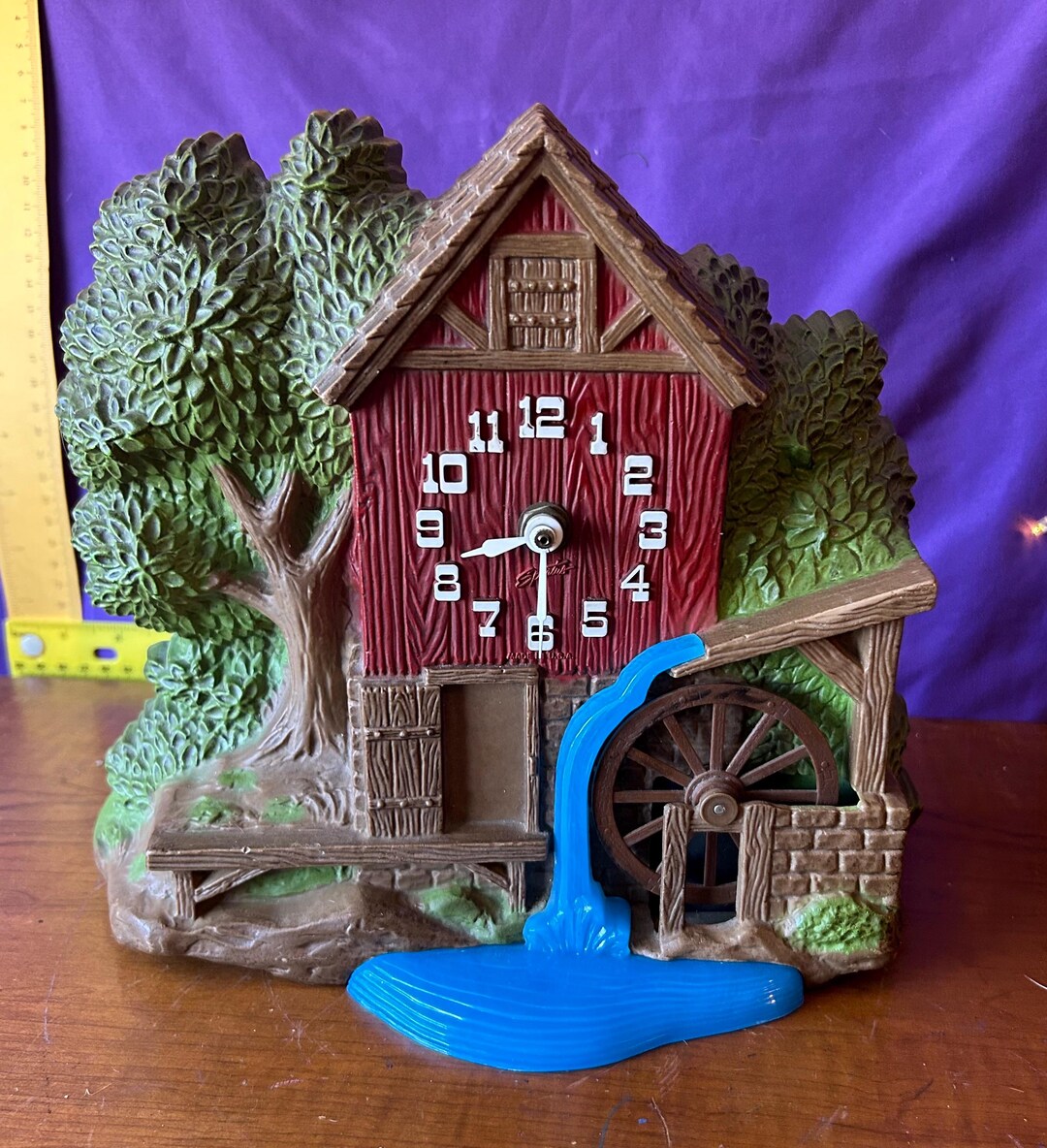 Old Water Wheel Mill ***non-working*** Clock DECOR ONLY - Etsy
