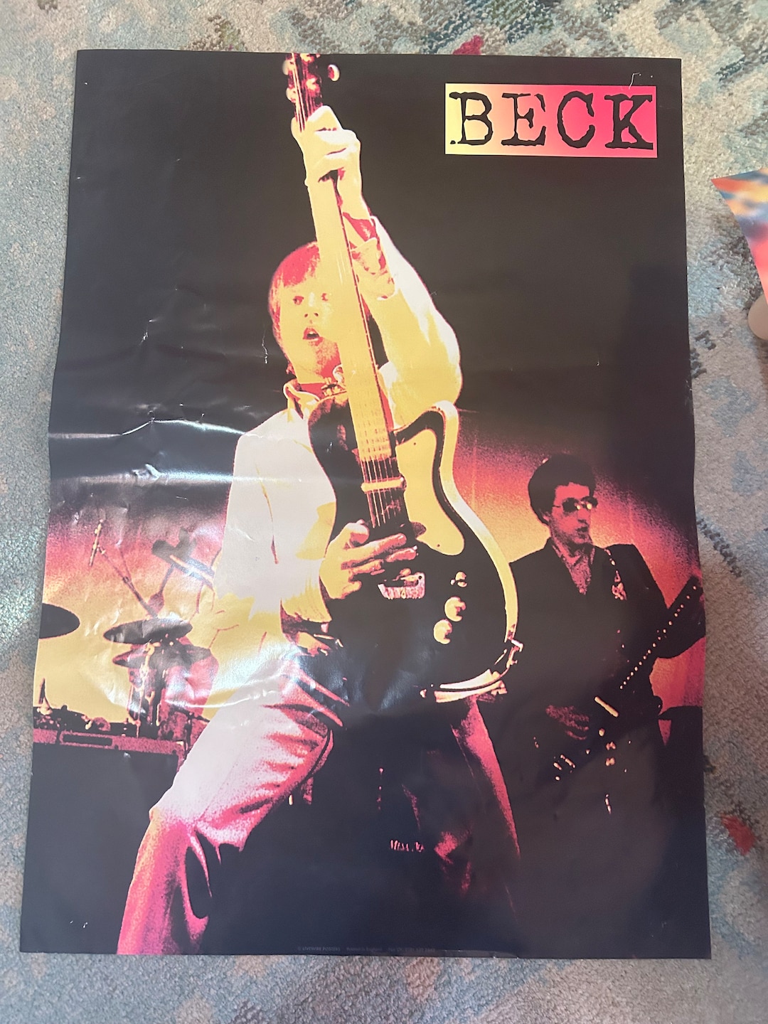 33x23 Beck Poster From 90s - Etsy