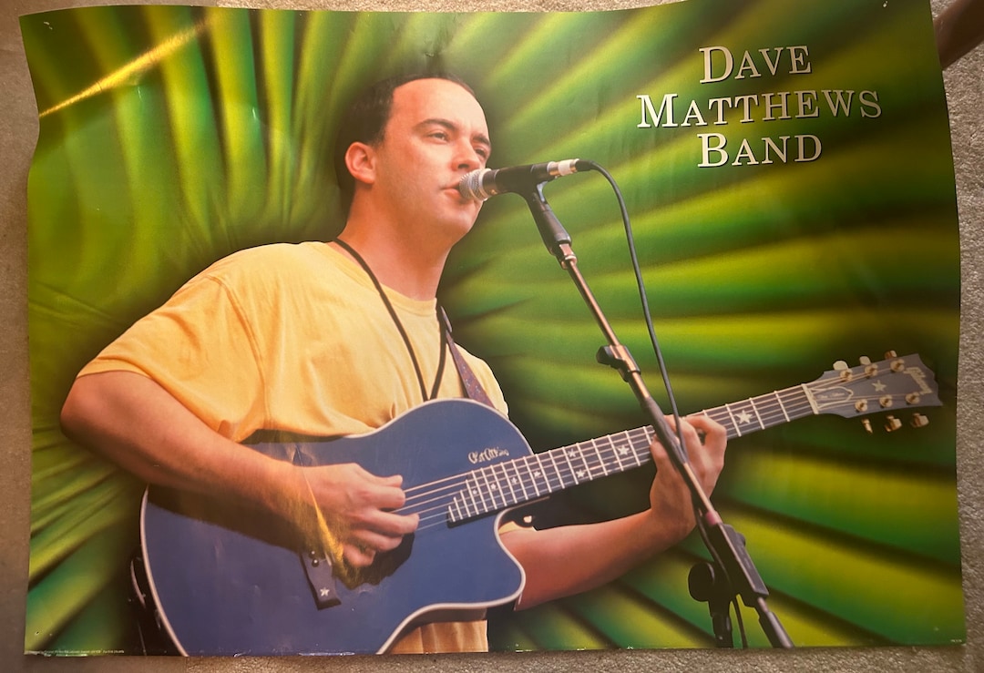 36x24 Dave Matthews Band Poster From 90s - Etsy