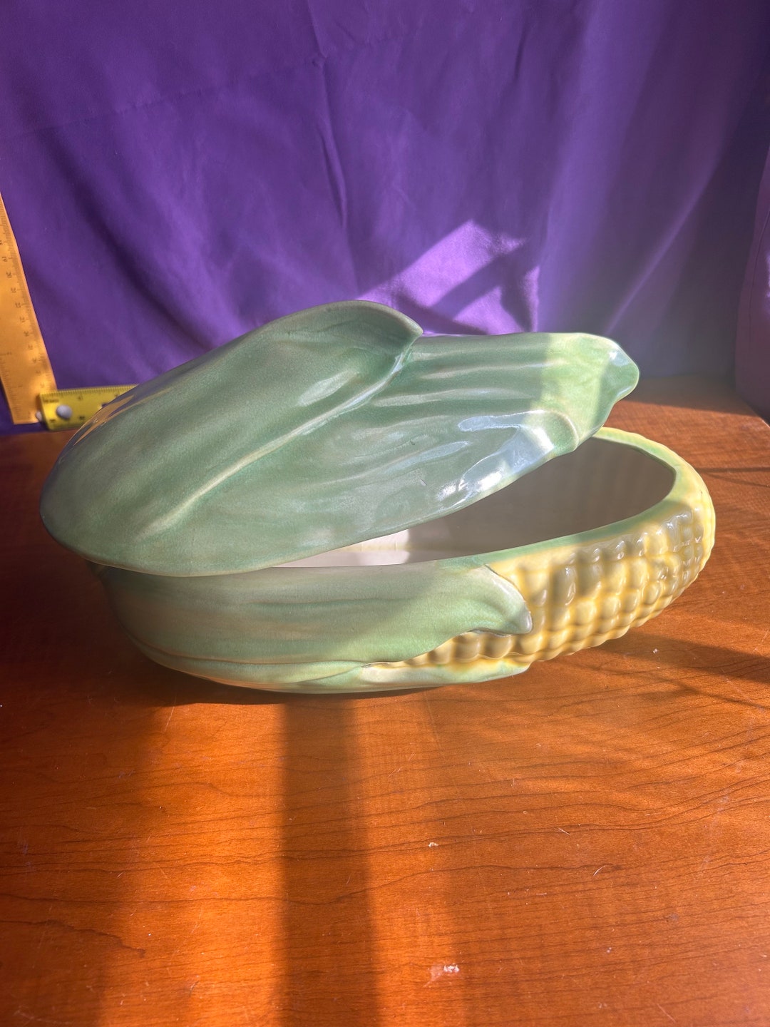 Ceramic Vintage Ear of Corn Serving Dish - Etsy