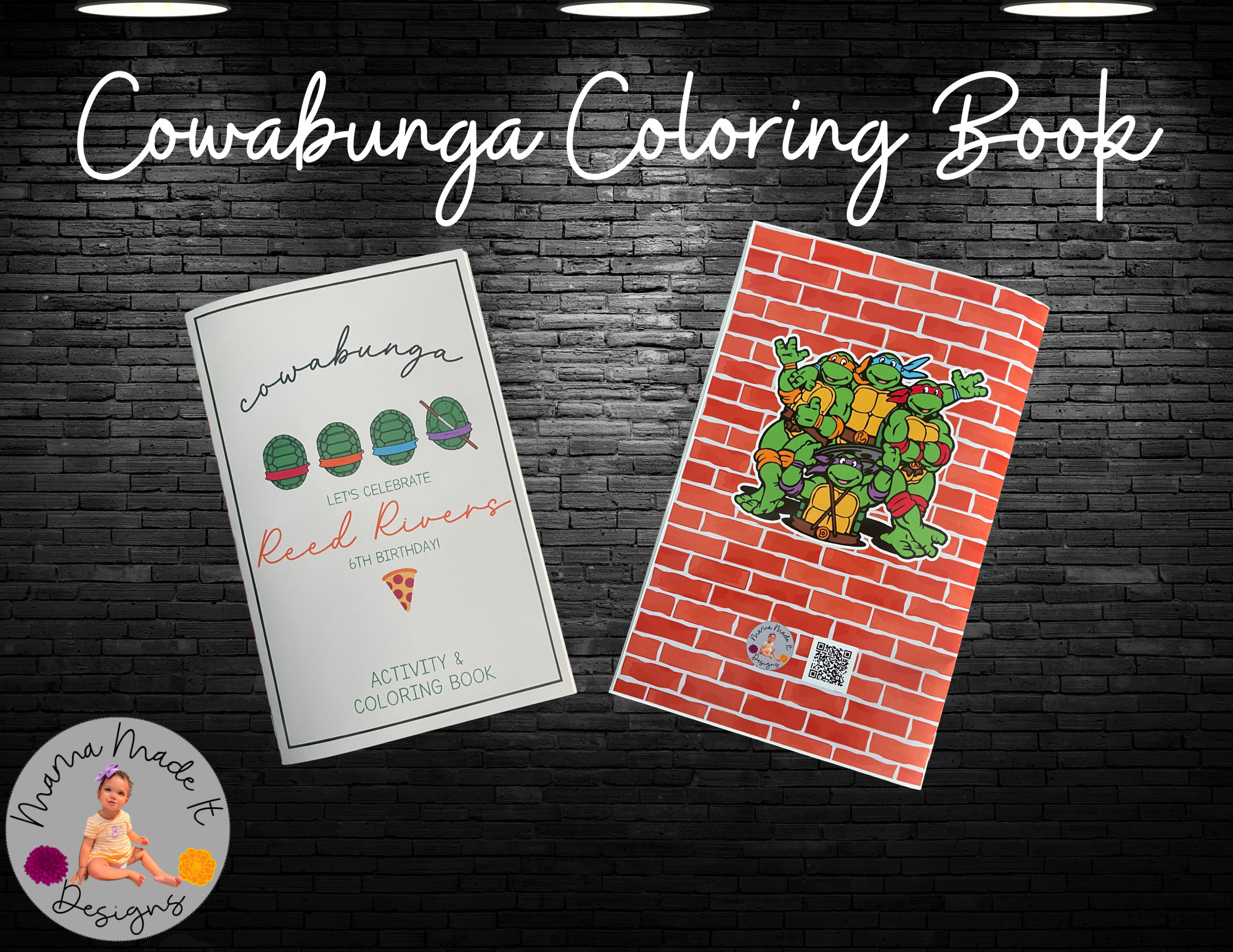 Cowabunga Coloring Books - Etsy