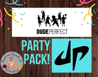 Dude Perfect Ping Pong Ball Trick Shot Printable Dude Perfect Birthday ...