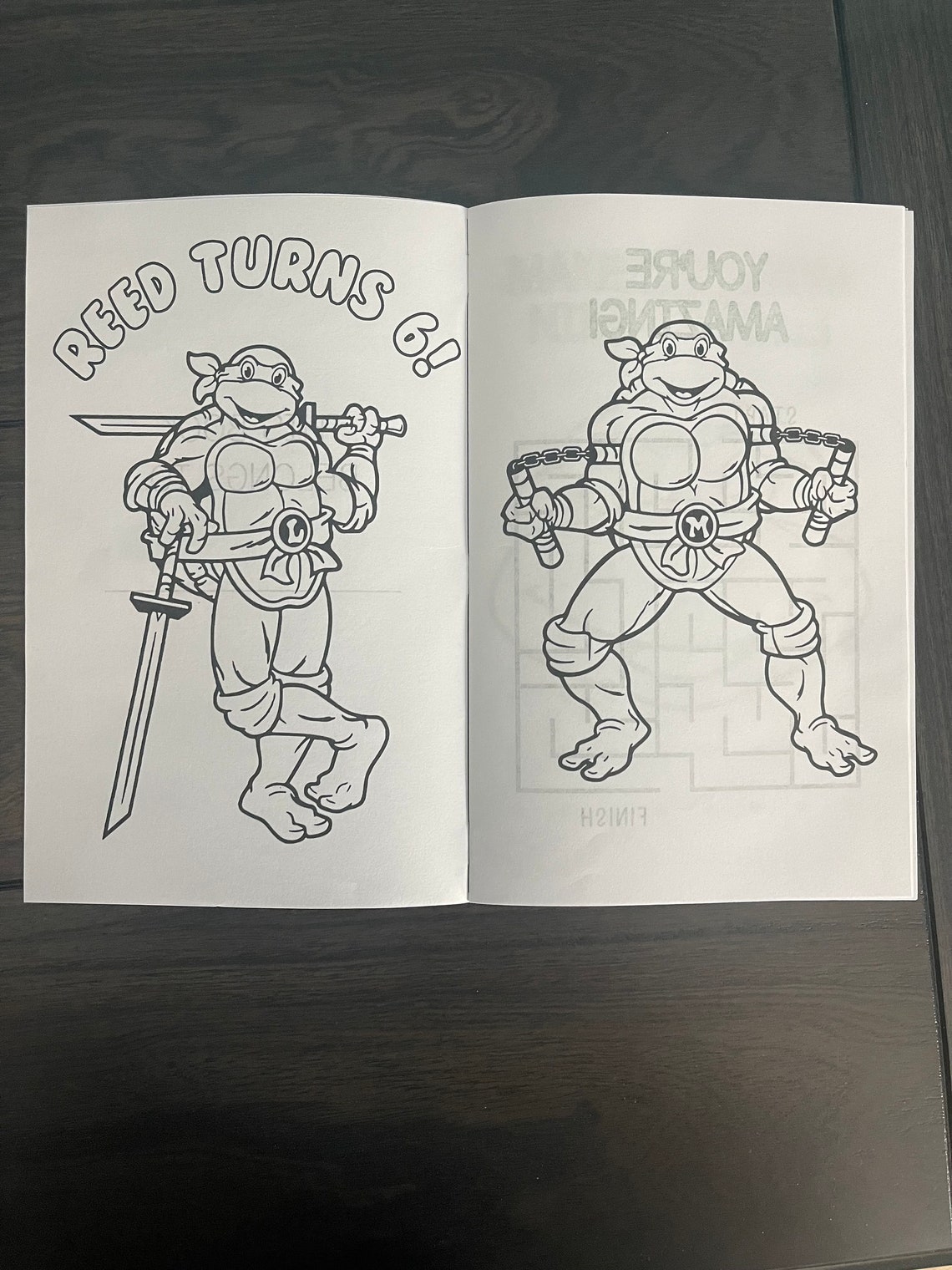 Cowabunga Coloring Books - Etsy