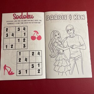 Custom Barbie Coloring Books - Etsy