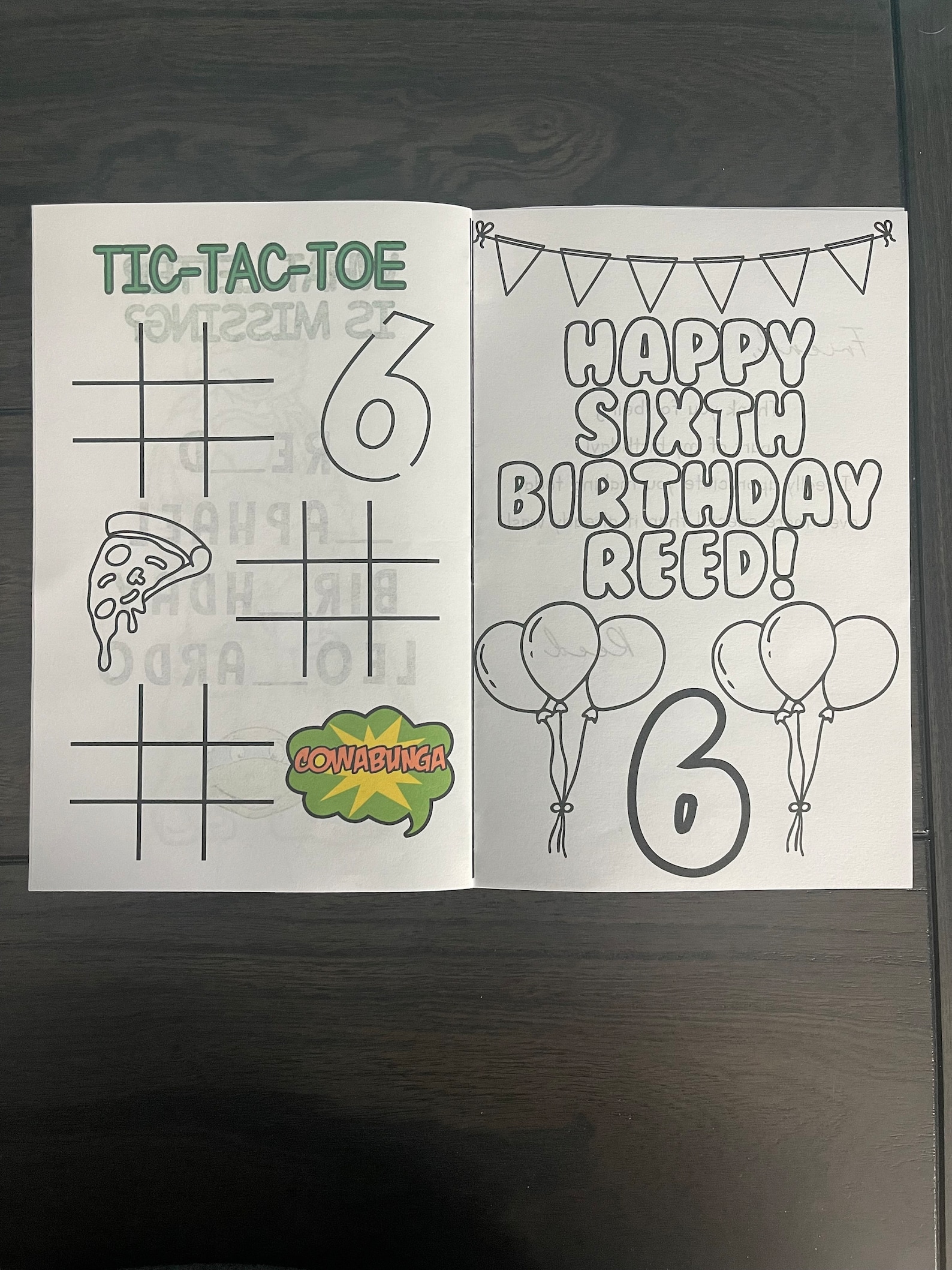 Cowabunga Coloring Books - Etsy