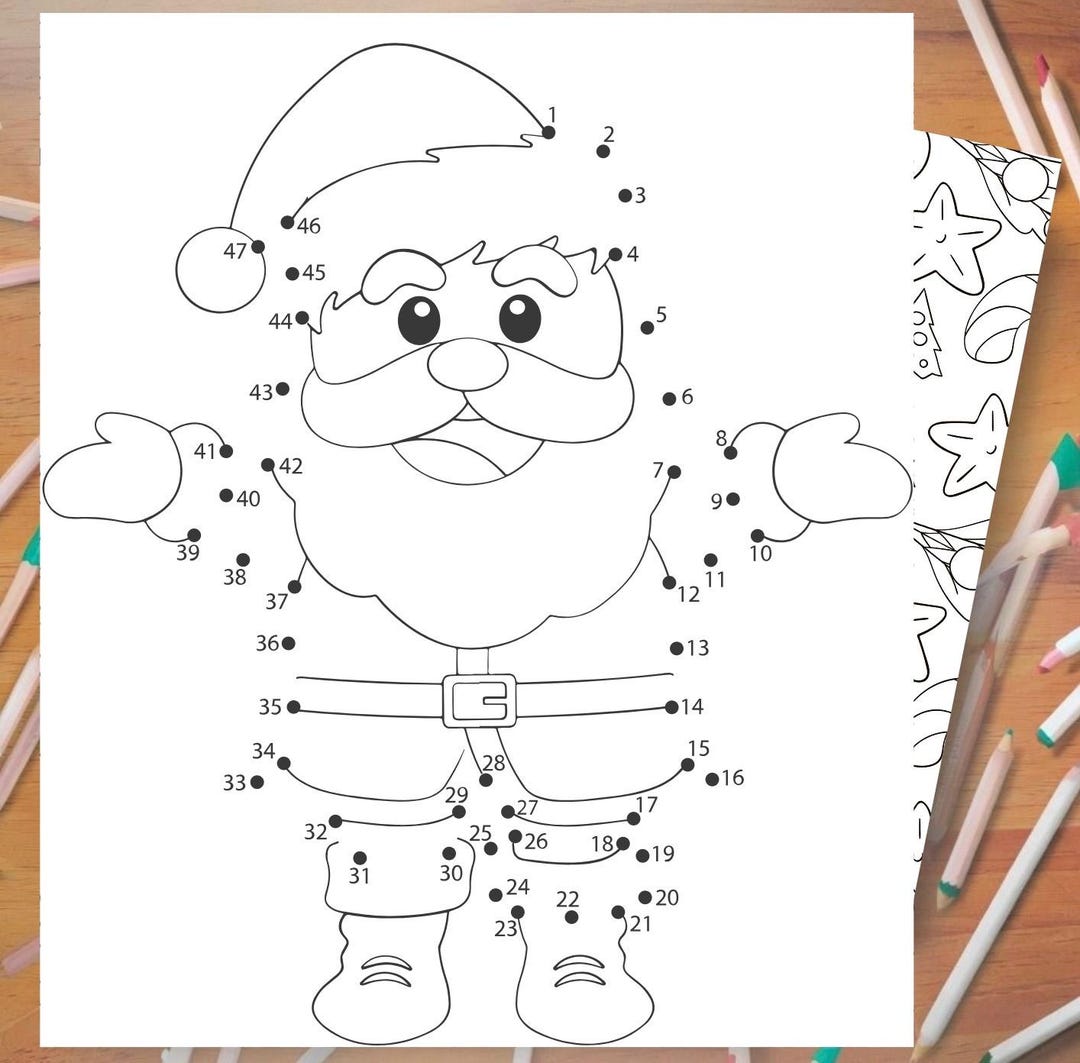 50 Christmas Activities for Kids to Color and Do - Etsy
