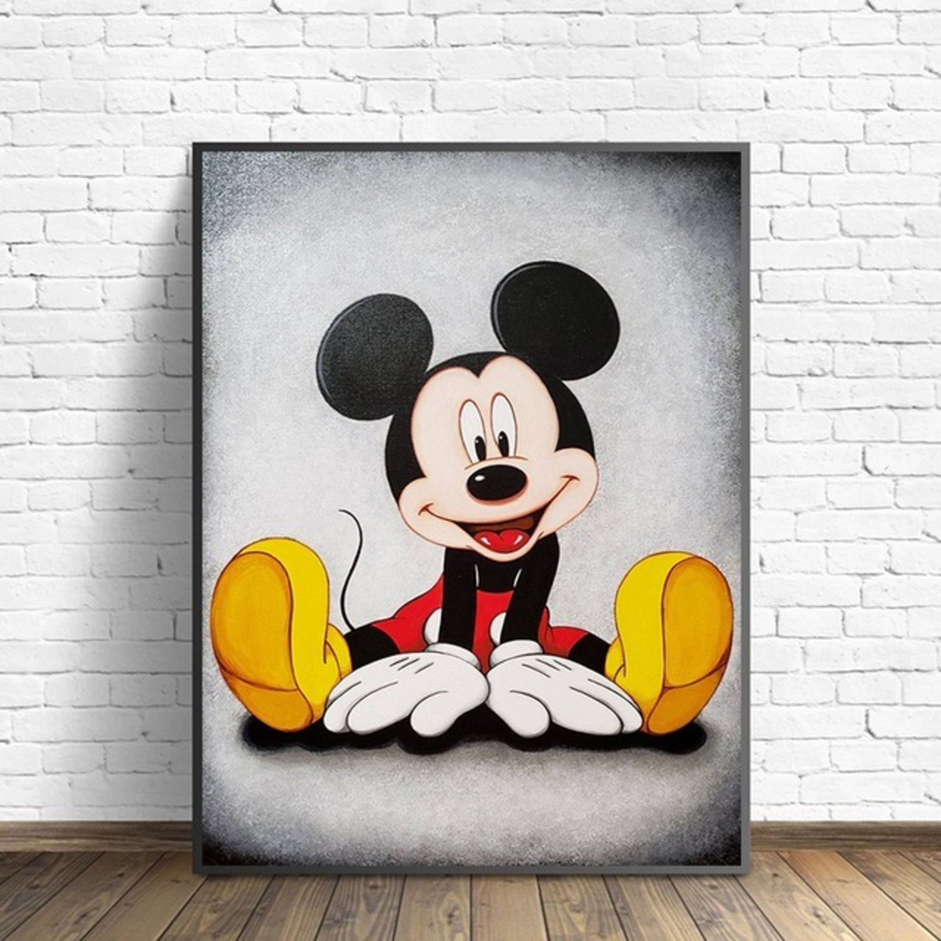 Mickey Mouse Canvas Painting