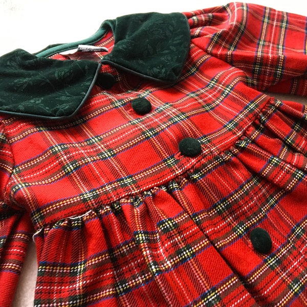 Red Checkered Dress - Etsy