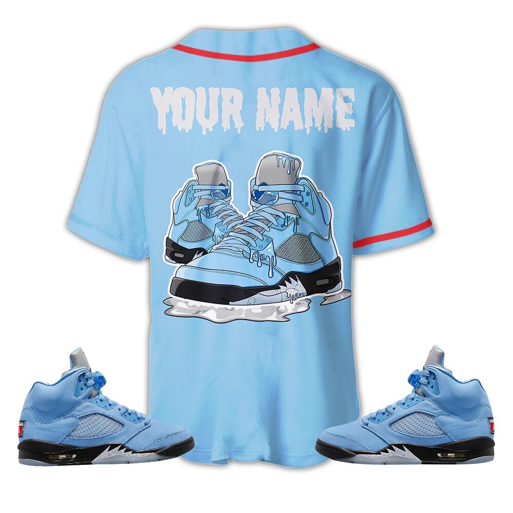 Custom Drip Shoe Unisex Shirt To Match Sneaker Retro Baseball Jersey ...