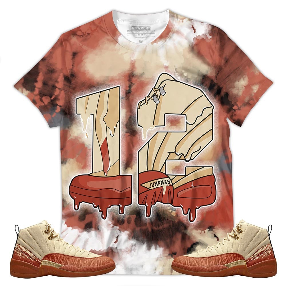 Number 12 Drip Air Sneaker Shirt Match Eastside Golf 12s Tee sold by ...