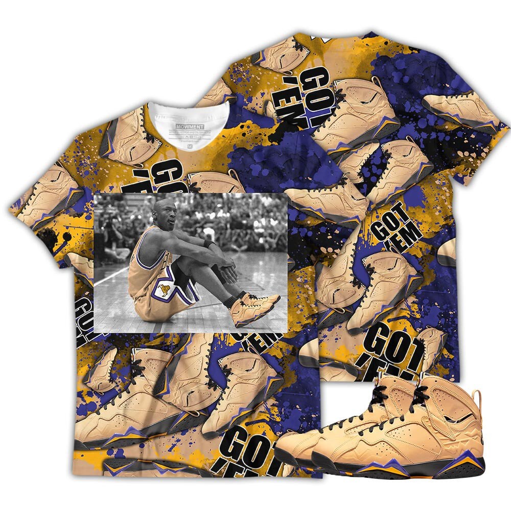 Basketball Shoes Goat Number 23 Sneaker Shirt Match Retro Vachetta Tan ...