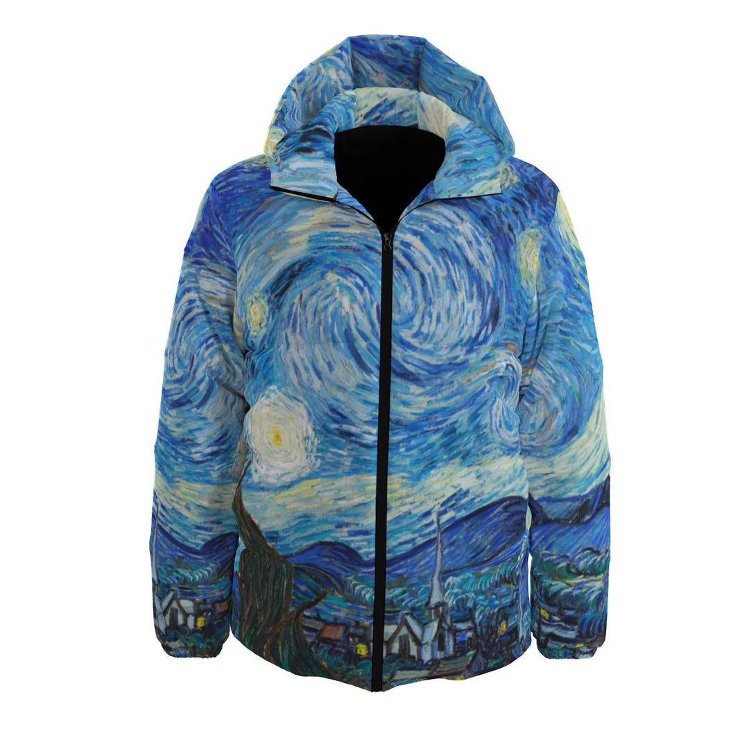 Van Gogh Unisex Down Jacket / Starry Starry Night - Etsy