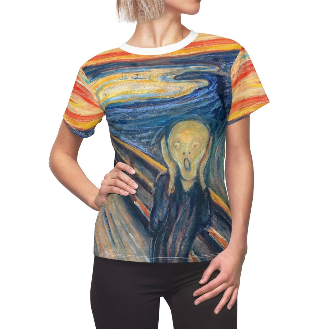 Edvard Munch Women's T-shirt -the Scream - Tribute to the Masters - All ...