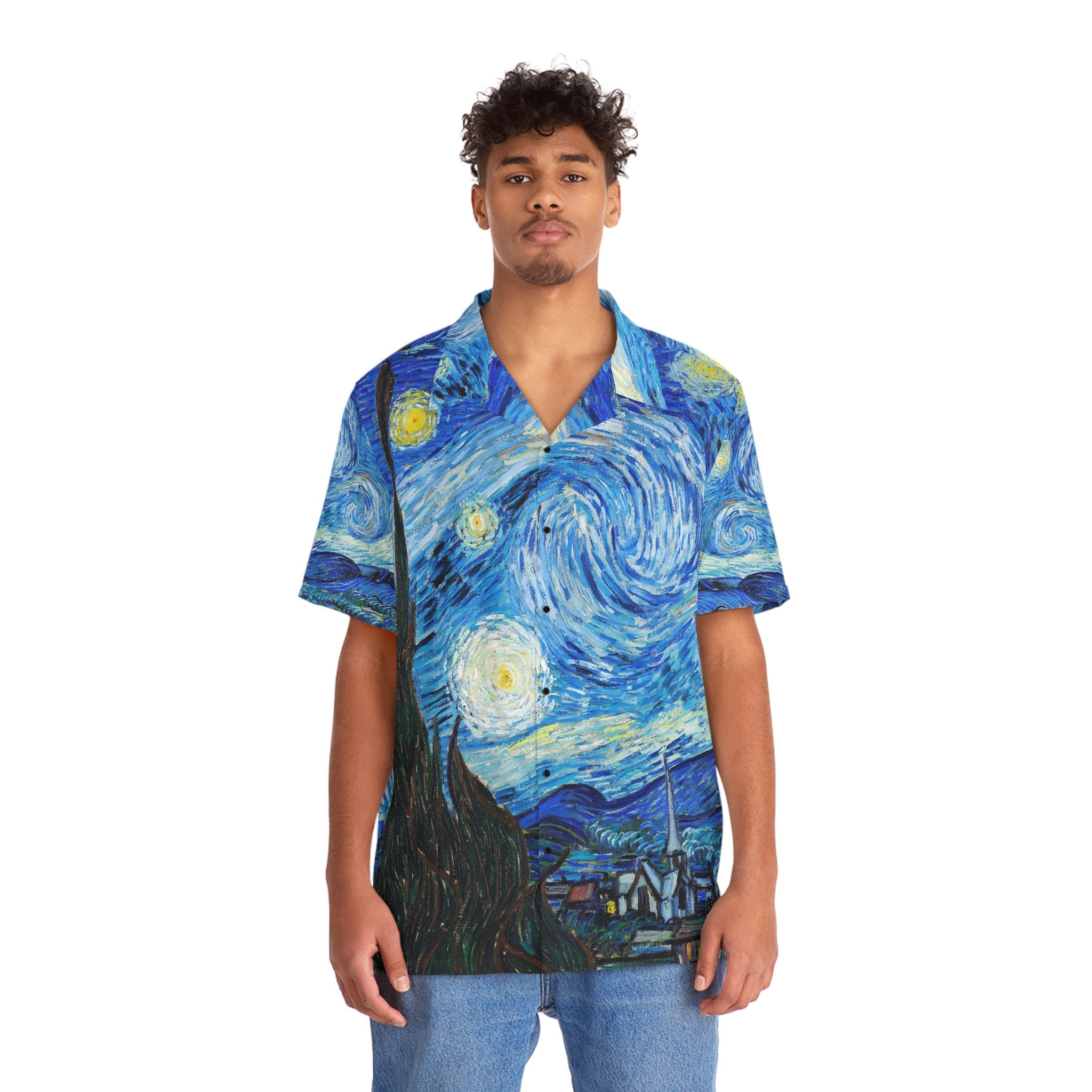 Van Gogh / Starry Night / Men's Hawaiian Shirt (AOP) - Etsy
