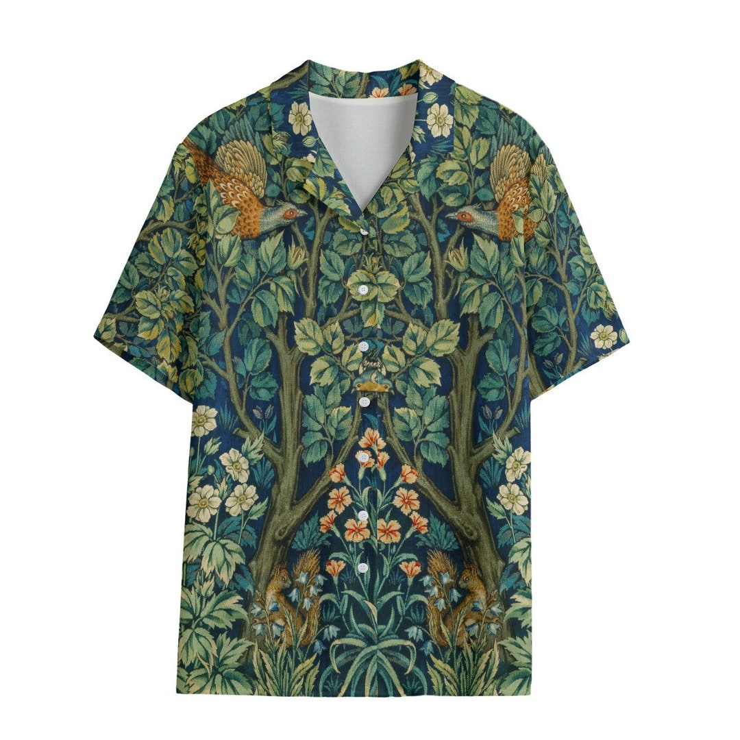William Morris Women's Shirt / Rayon - Etsy