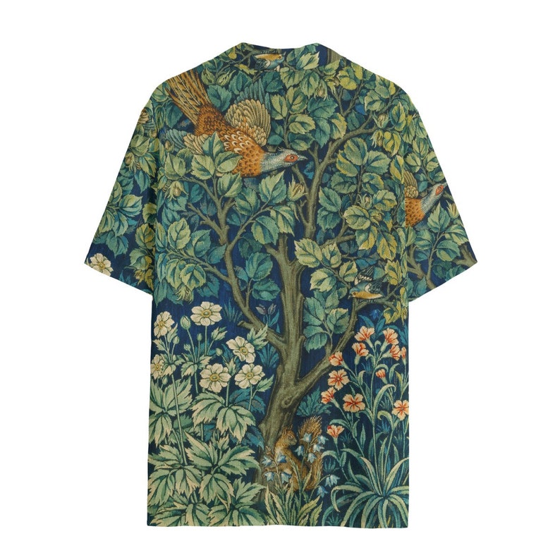 William Morris Women's Shirt / Rayon - Etsy