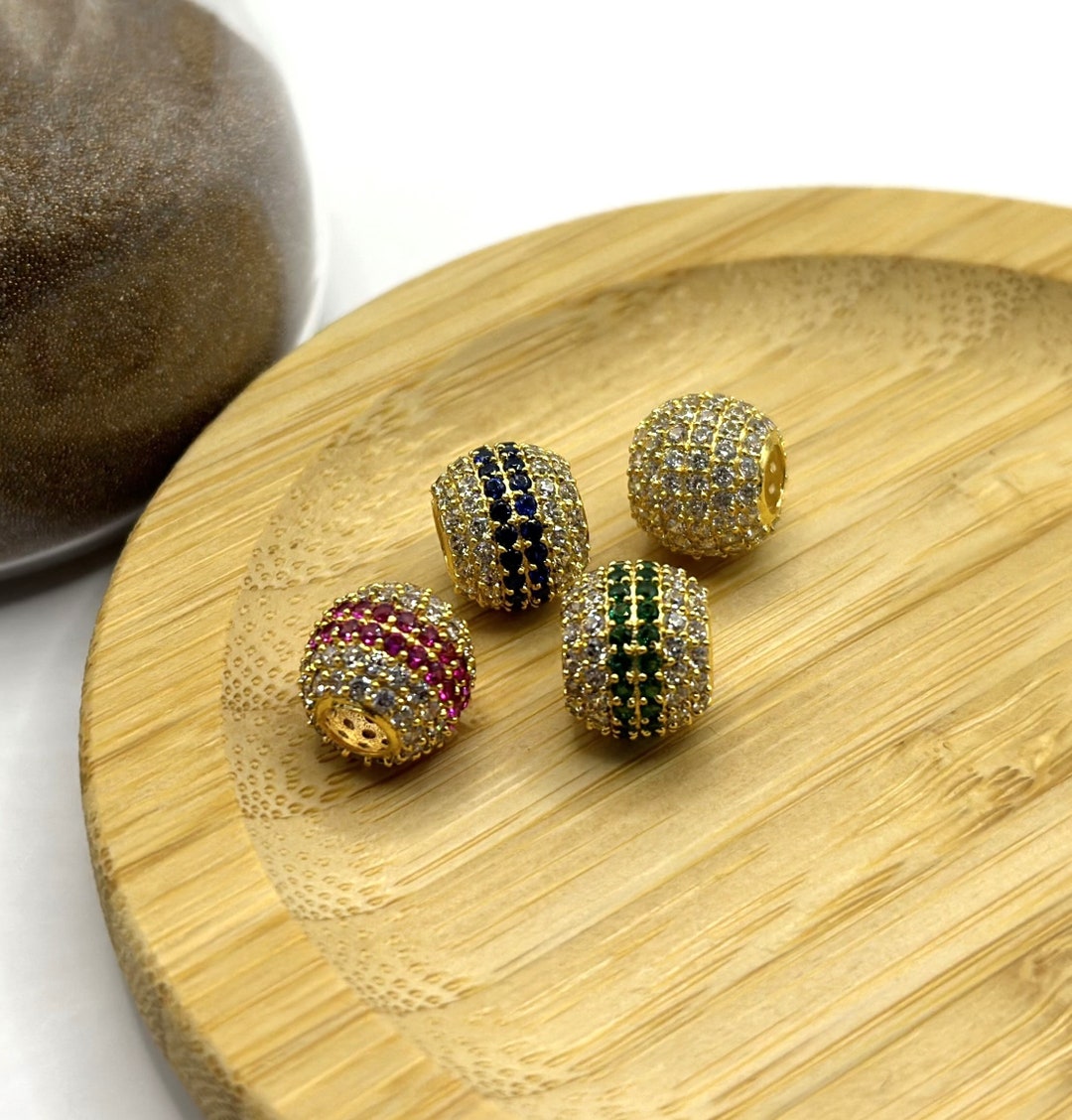 22k Solid Gold Ball Pendant / Charms Pendant Only, Gift Jewellery, Gold ...