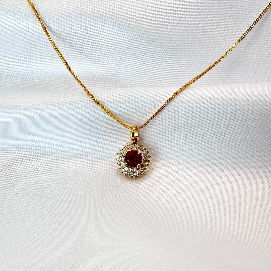 22k Solid Gold Charms Pendant Only, Cluster Pendant - Etsy