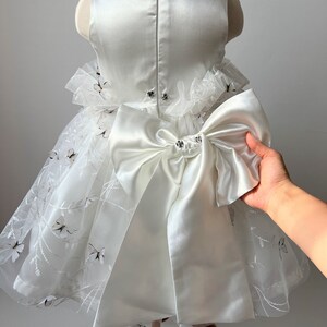 Butterfly Style Big Bow Detailed Girls Dress, Sleeveless Fluffy Skirt ...