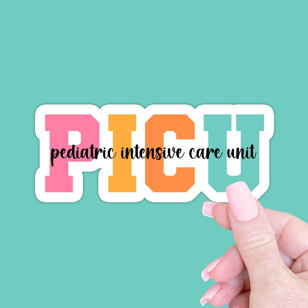 PICU Nurse Sticker Decal Gift PICU Squad Team Laptop Water - Etsy