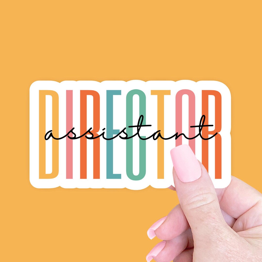 Assistant Director Sticker Gift, Director Laptop Sticker, Assistant ...