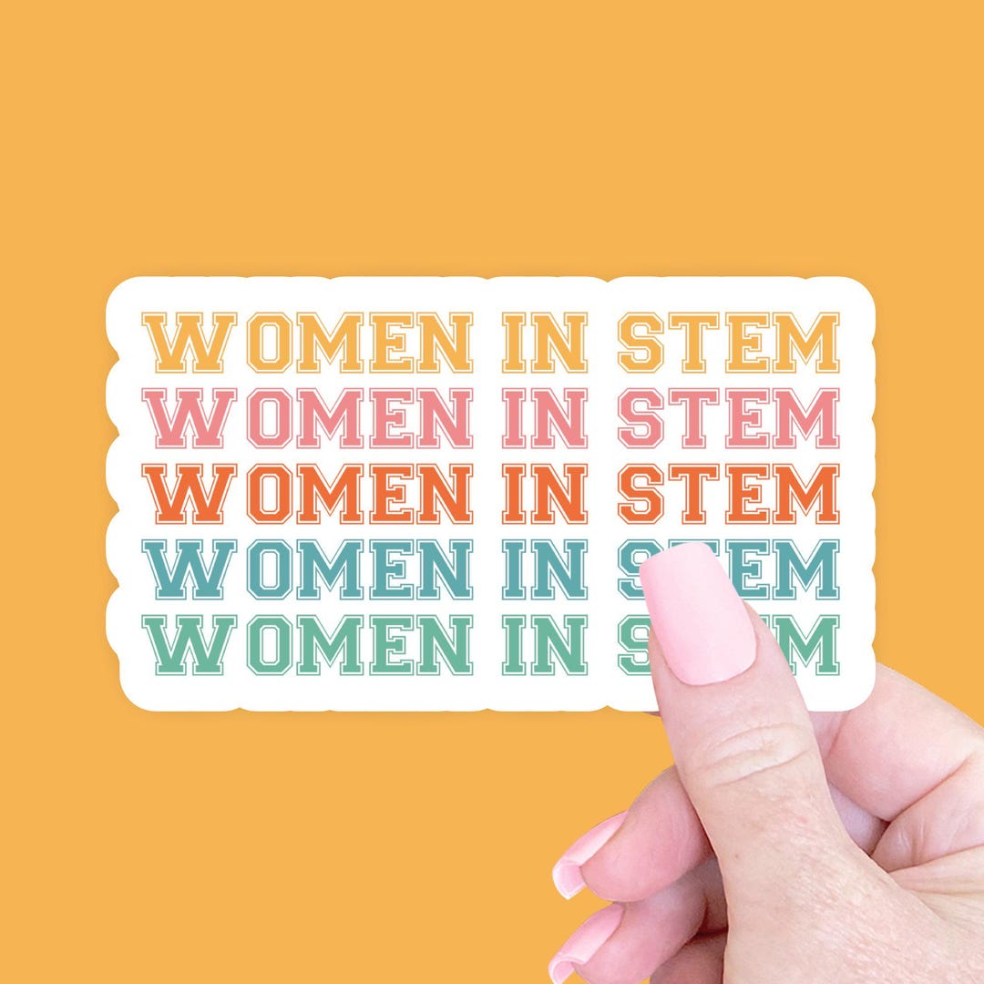 Women in STEM Sticker, Women in Science Sticker, Stem Laptop Sticker ...