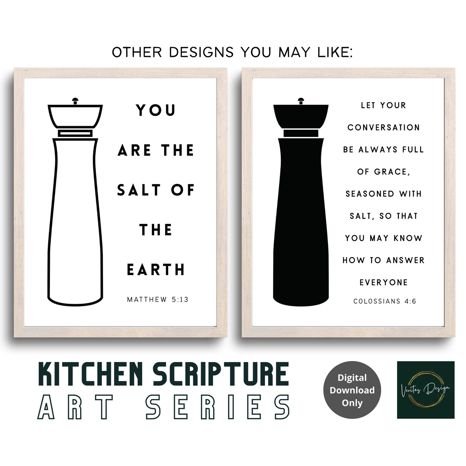 Psalm 143:8 & 1 Corinthians 1031 Kitchen Scripture Wall Art Bible Verse ...