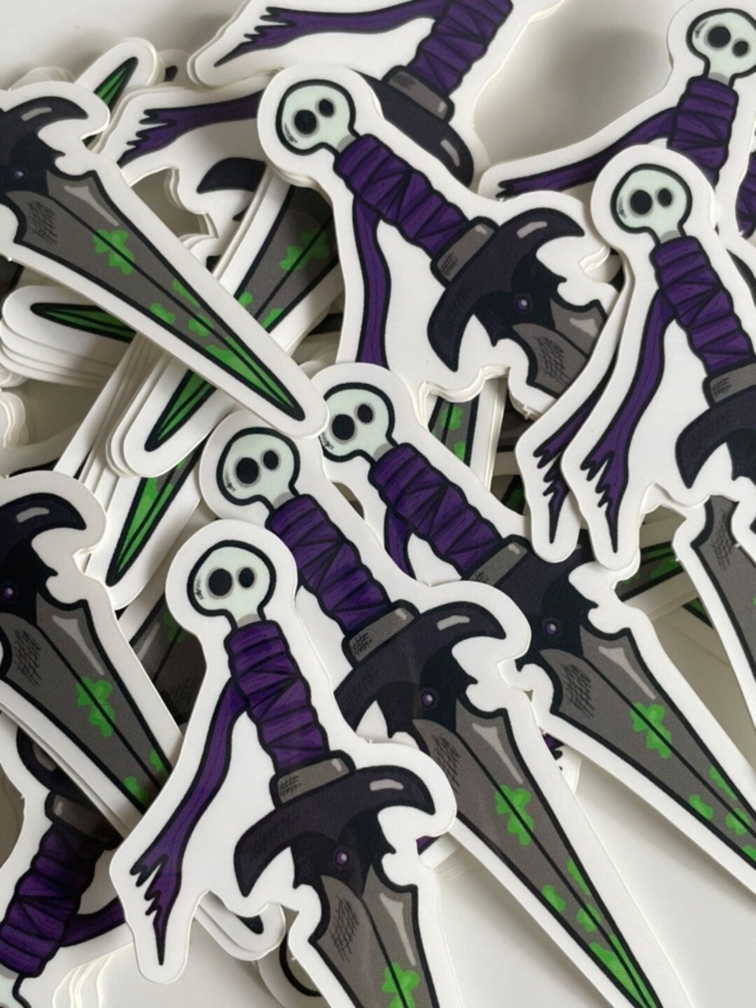 Rogue Poison Dagger Vinyl Sticker Poisoned Blade Assassin Fantasy ...