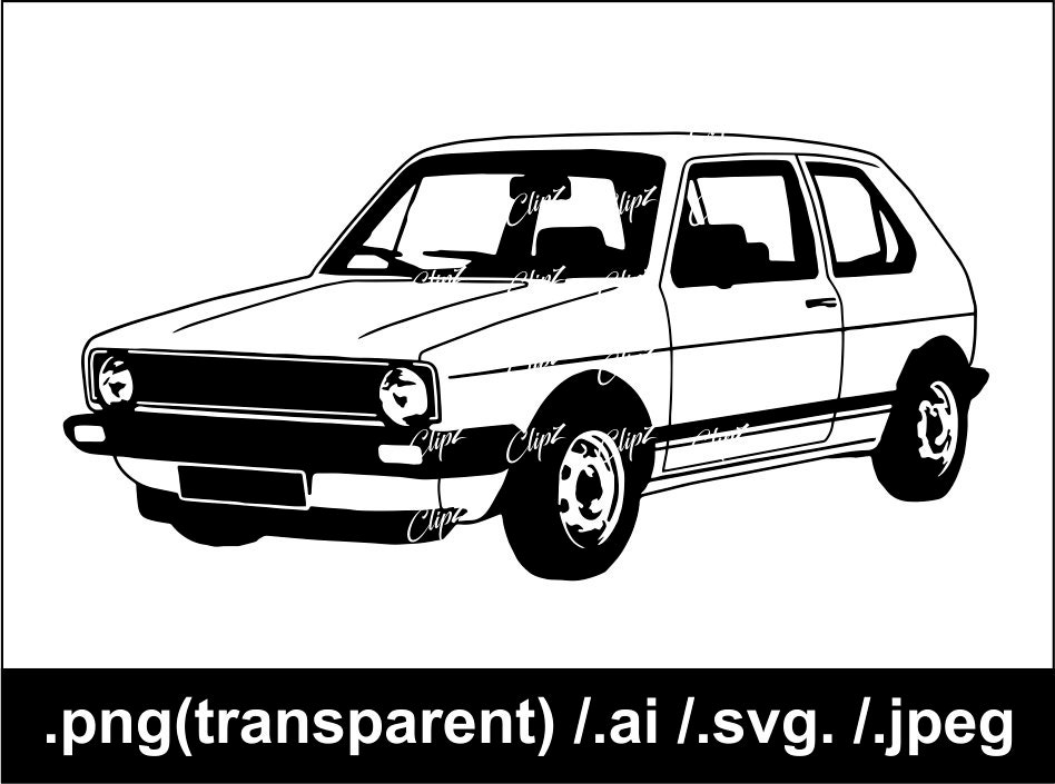 Old School Mk1 Golf Pics Clipart