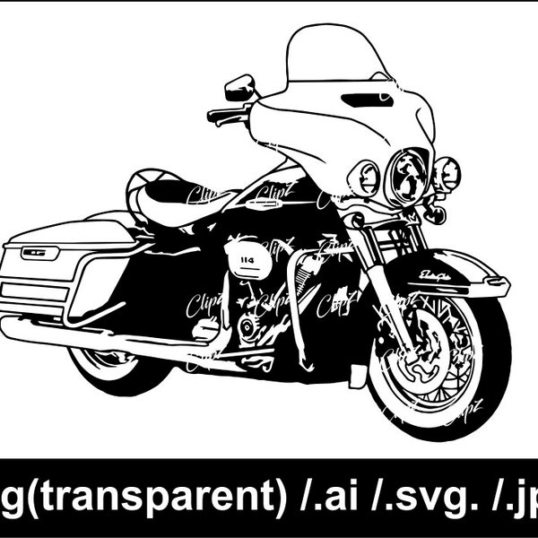 Harley Davidson Street Glide Vinyl Decals - Etsy