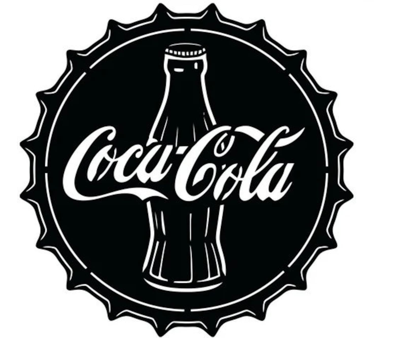 Coke SVG Bottle Cap. (Instant Download) - Etsy