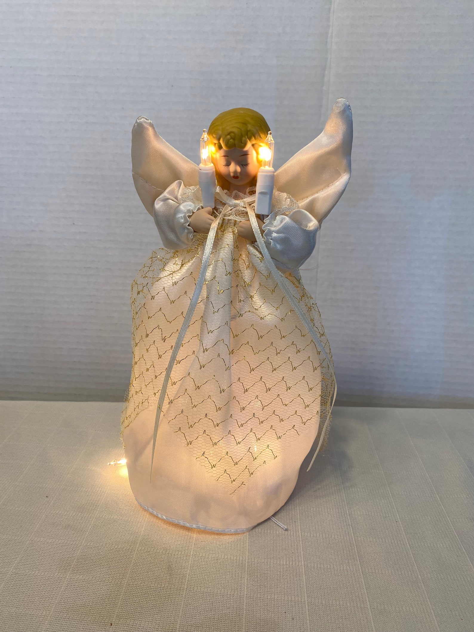 Vintage Angel Tree Topper Light up Tree Topper 1980s Tree Topper - Etsy