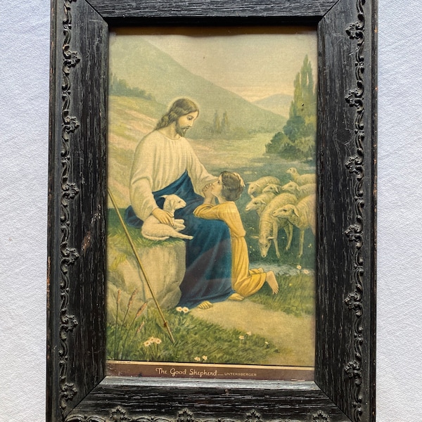Antique Jesus Frame - Etsy