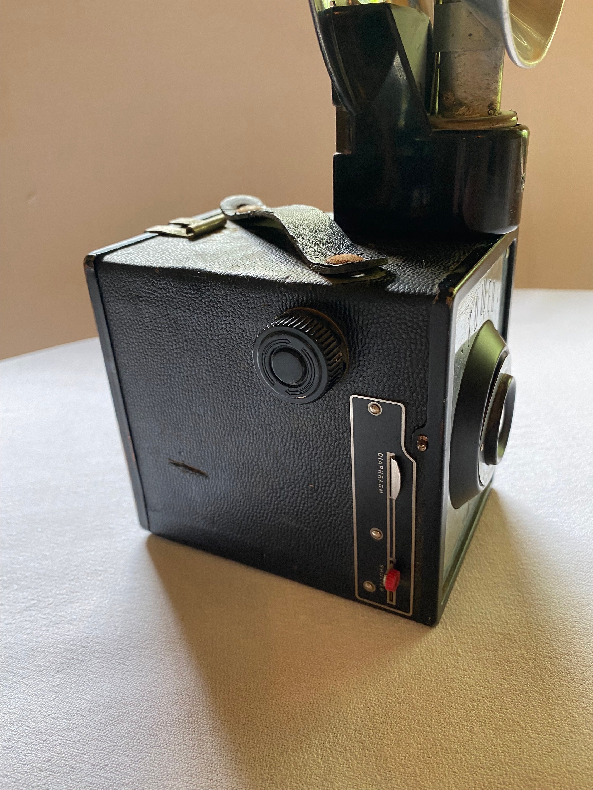 Vintage Tower Camera W Flash - Etsy