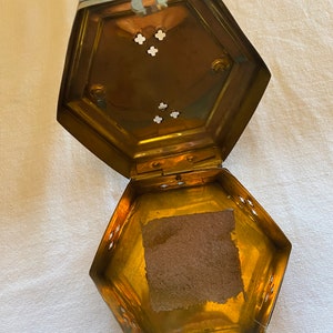 Vintage Octagon Brass Box 1970s Decor Boho Decor Made in India - Etsy